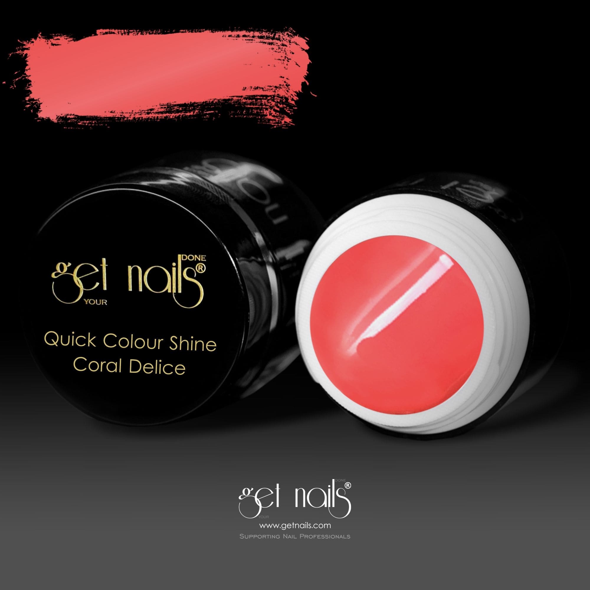 Colour Gel Quick Colour Shine Coral Delice 5g | Get Nails