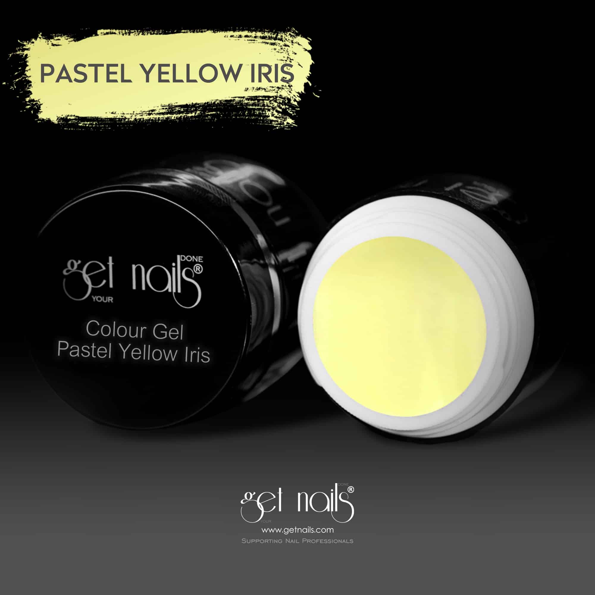 Colour Gel Pastel Yellow Iris 5g | Get Nails